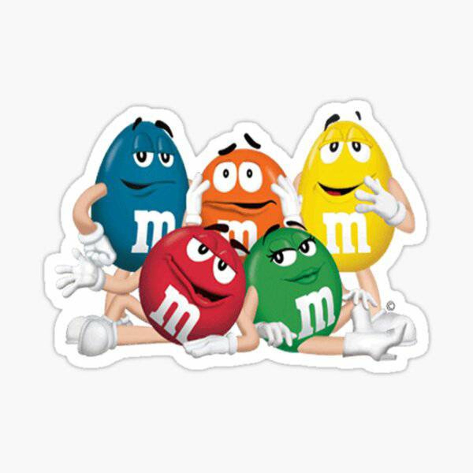 M&M's Stickers Vinyl Decal Laptop Decal Stickers | Etsy