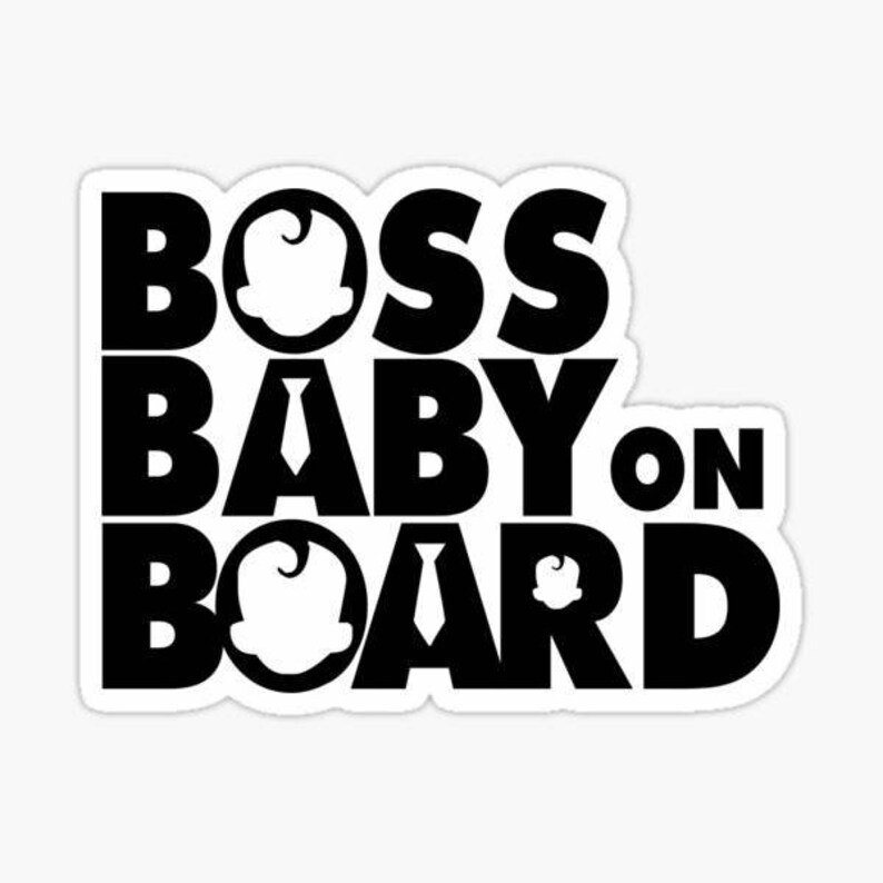 Boss Baby Stickers Vinyl Decal Laptop Decal Boss Baby | Etsy