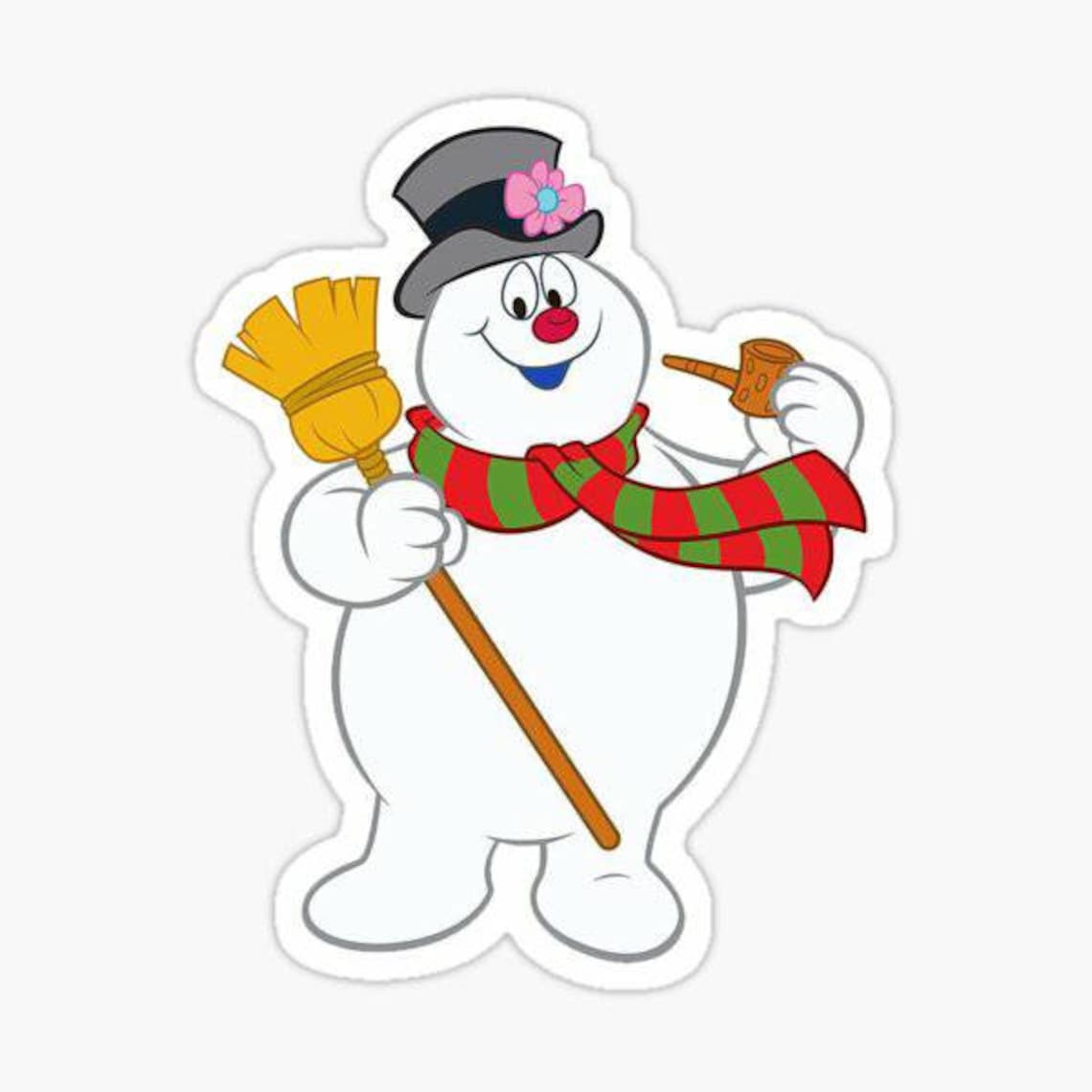 Frosty the snowman Stickers Vinyl Decal Laptop Decal | Etsy