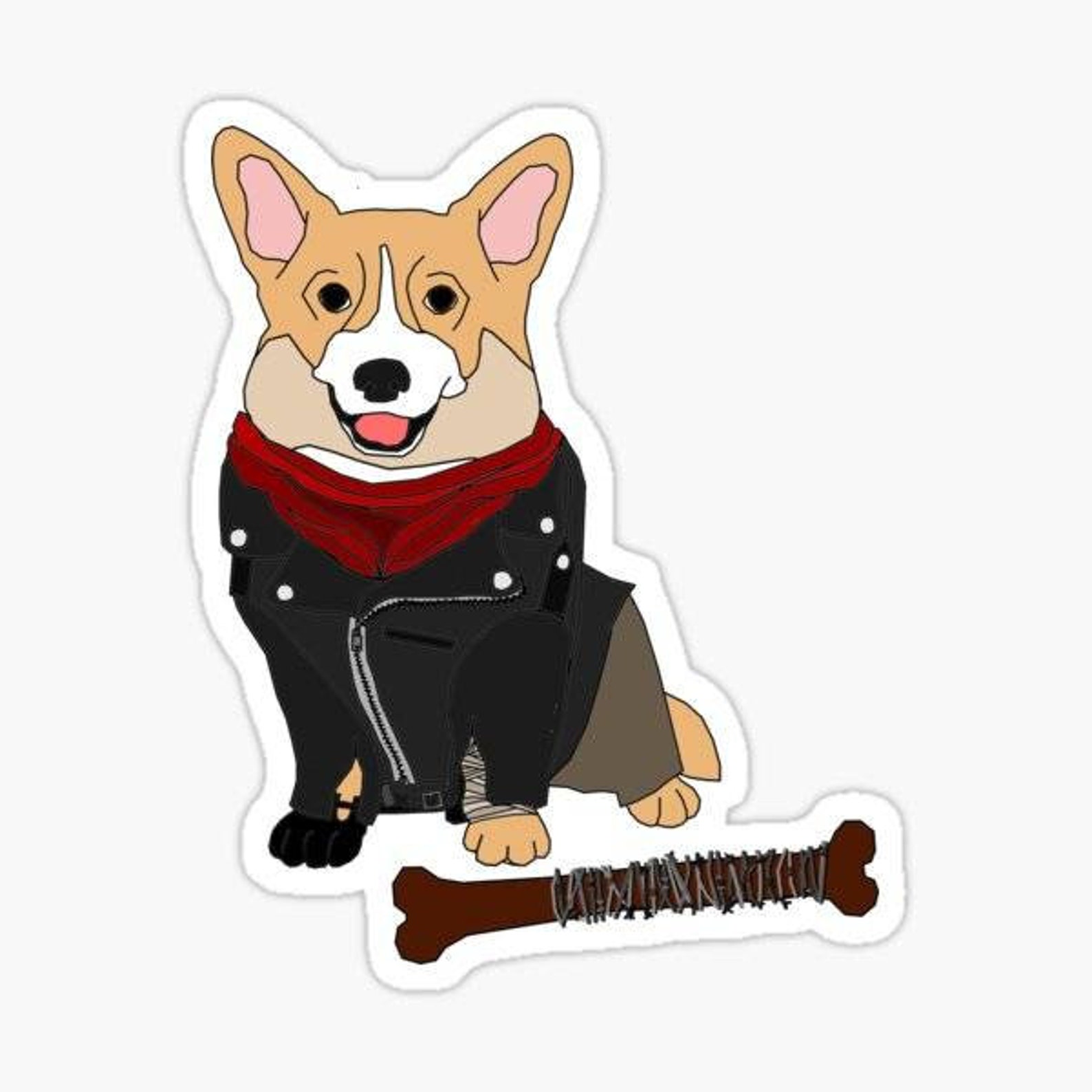 Walking Dead Negan Stickers Vinyl Decal Laptop Decal | Etsy