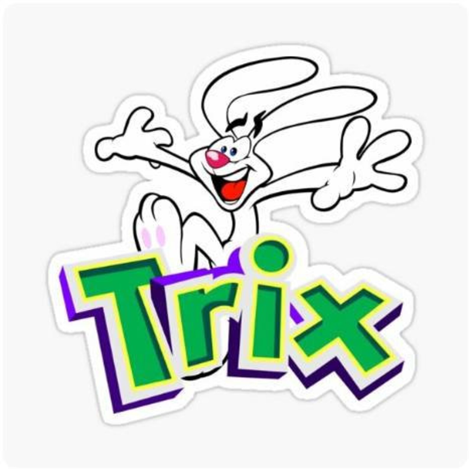 Trix Stickers Vinyl Decal Laptop Decal Trix Stickers | Etsy