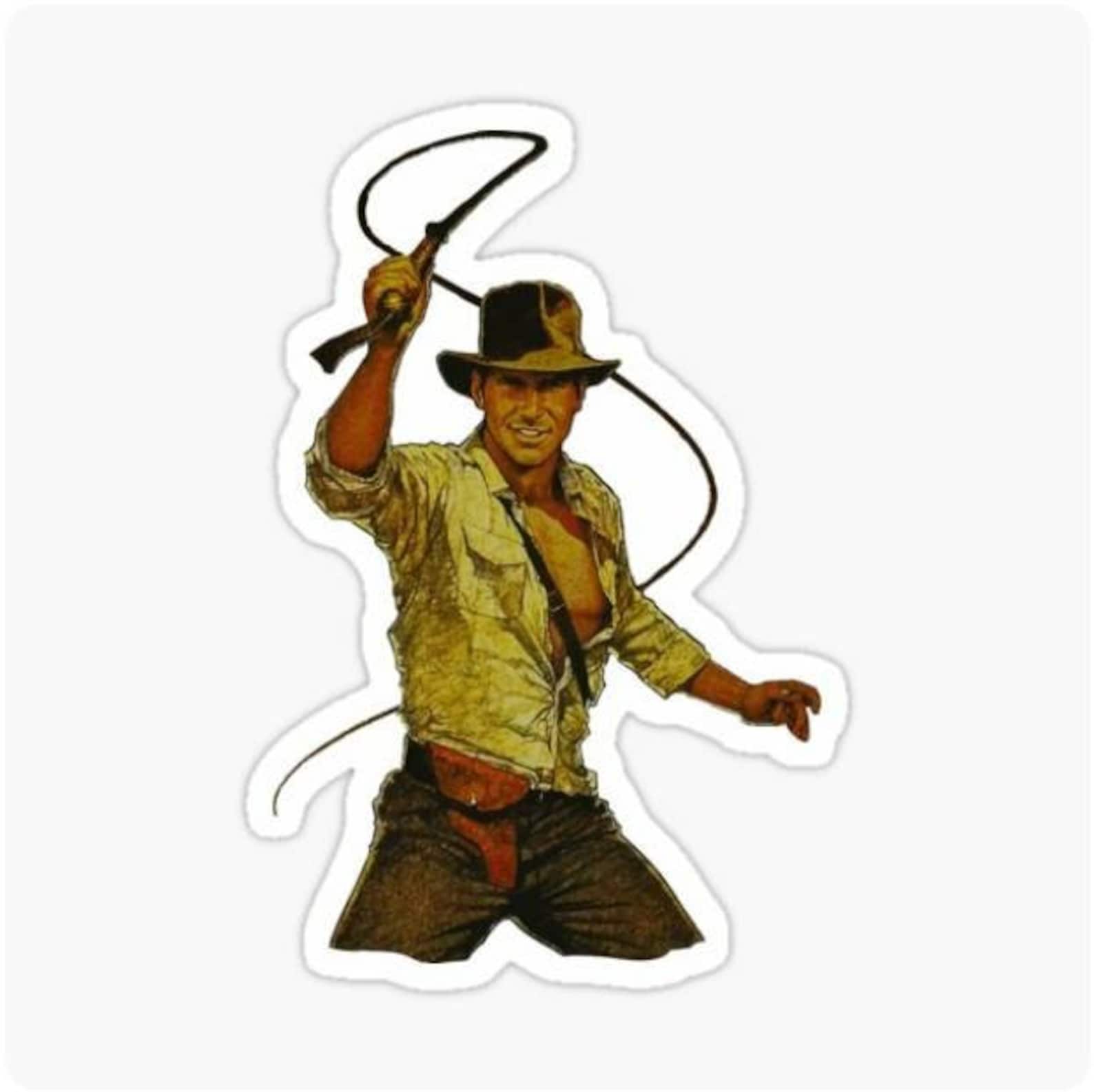 Indiana Jones Stickers Vinyl Decal Laptop Decal Indiana | Etsy