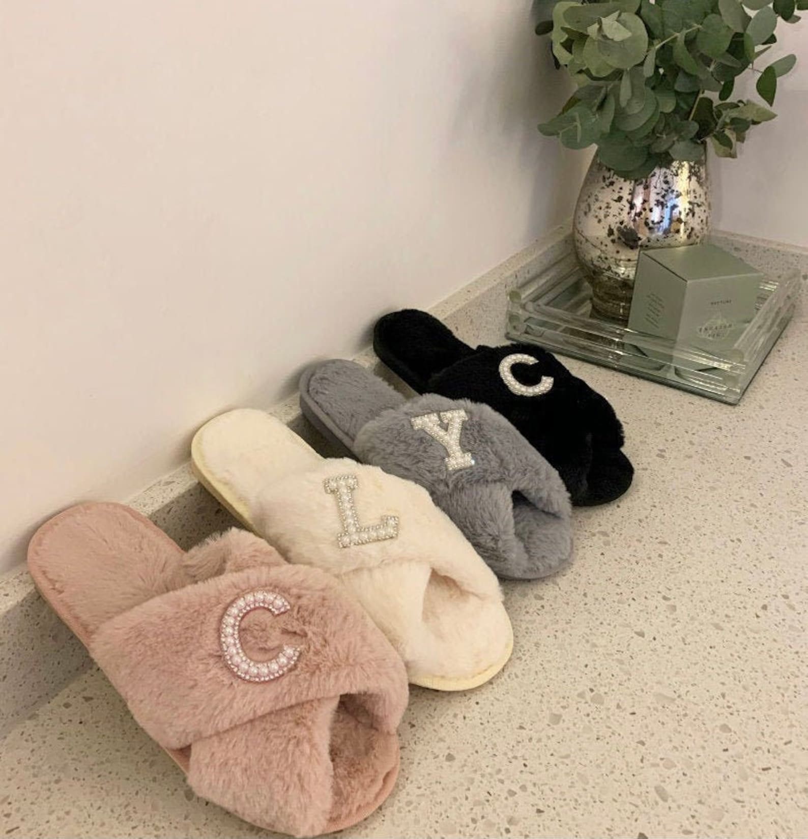 Womens Personalised Slippers - Etsy Australia