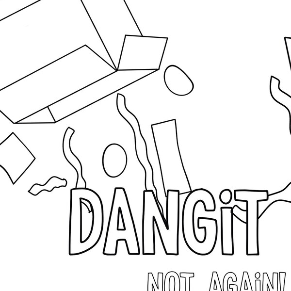 Nonbinary Coloring Page - Etsy