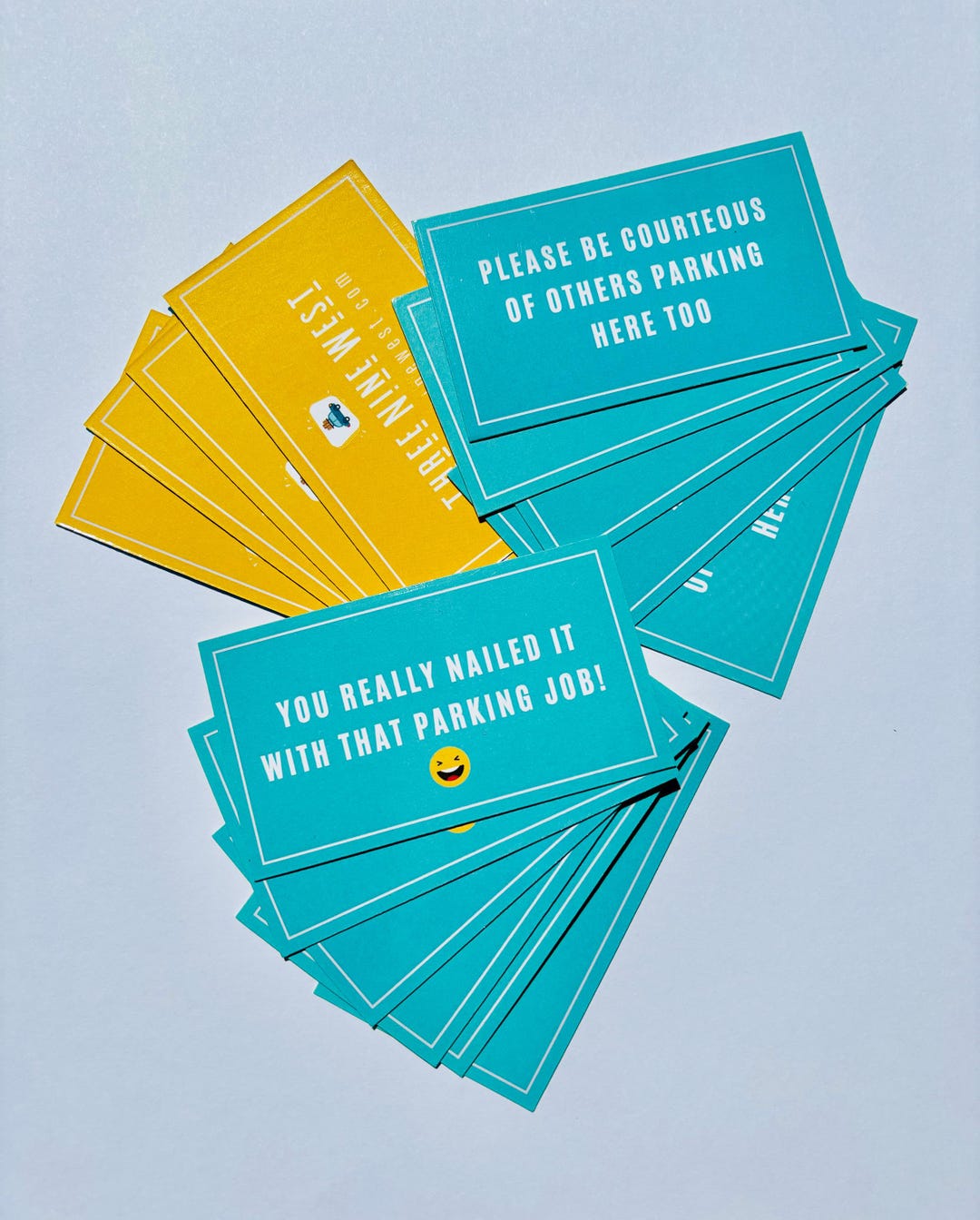 Funny Parking Note Cards – Sarcastic but Polite Bad Parking Warnings ...