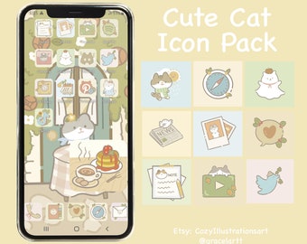 Cat Ios Icons - Etsy