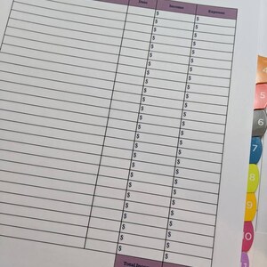 Side Hustle Tracker Printable Template Budget Binder Side Income Budget ...