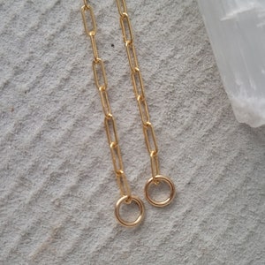 Paperclip 14k Gold Filled Carabiner Chain // Necklace // 8x3 Mm - Etsy