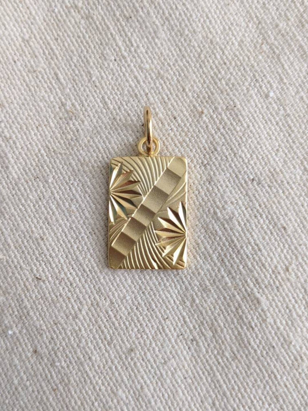 Matte Engraved Charm // Carabiner Charm - Etsy