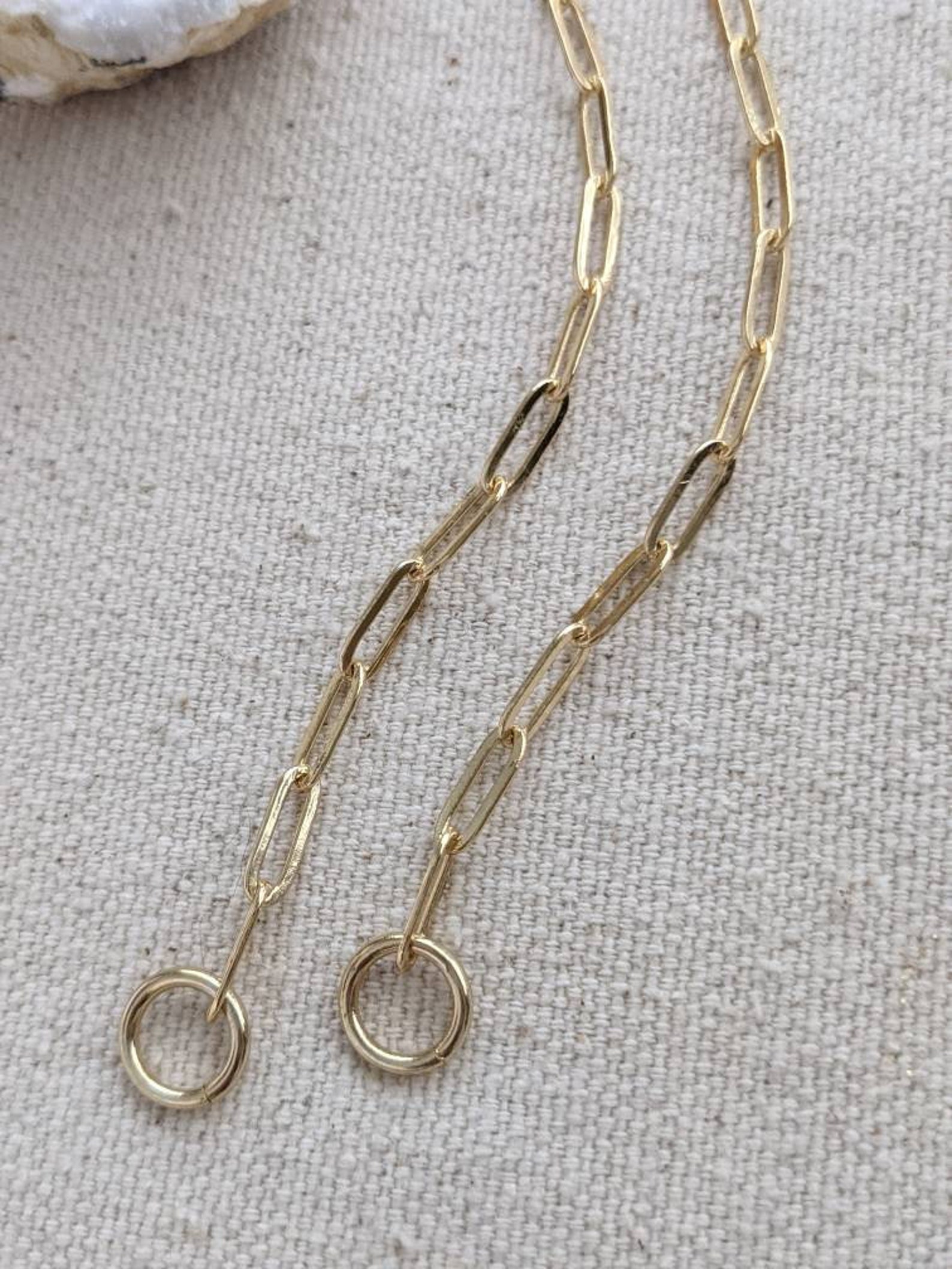 Carabiner Chain // 4x11mm // Paperclip Chain - Etsy
