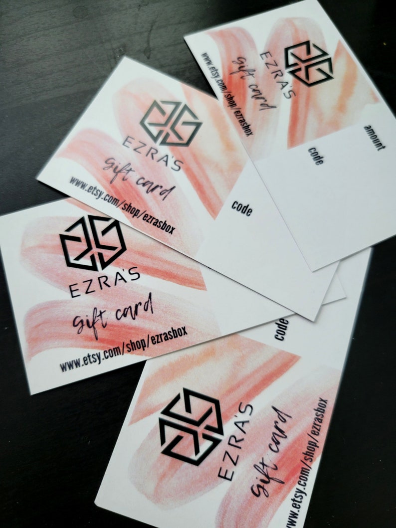 Gift Card // Read the Description - Etsy