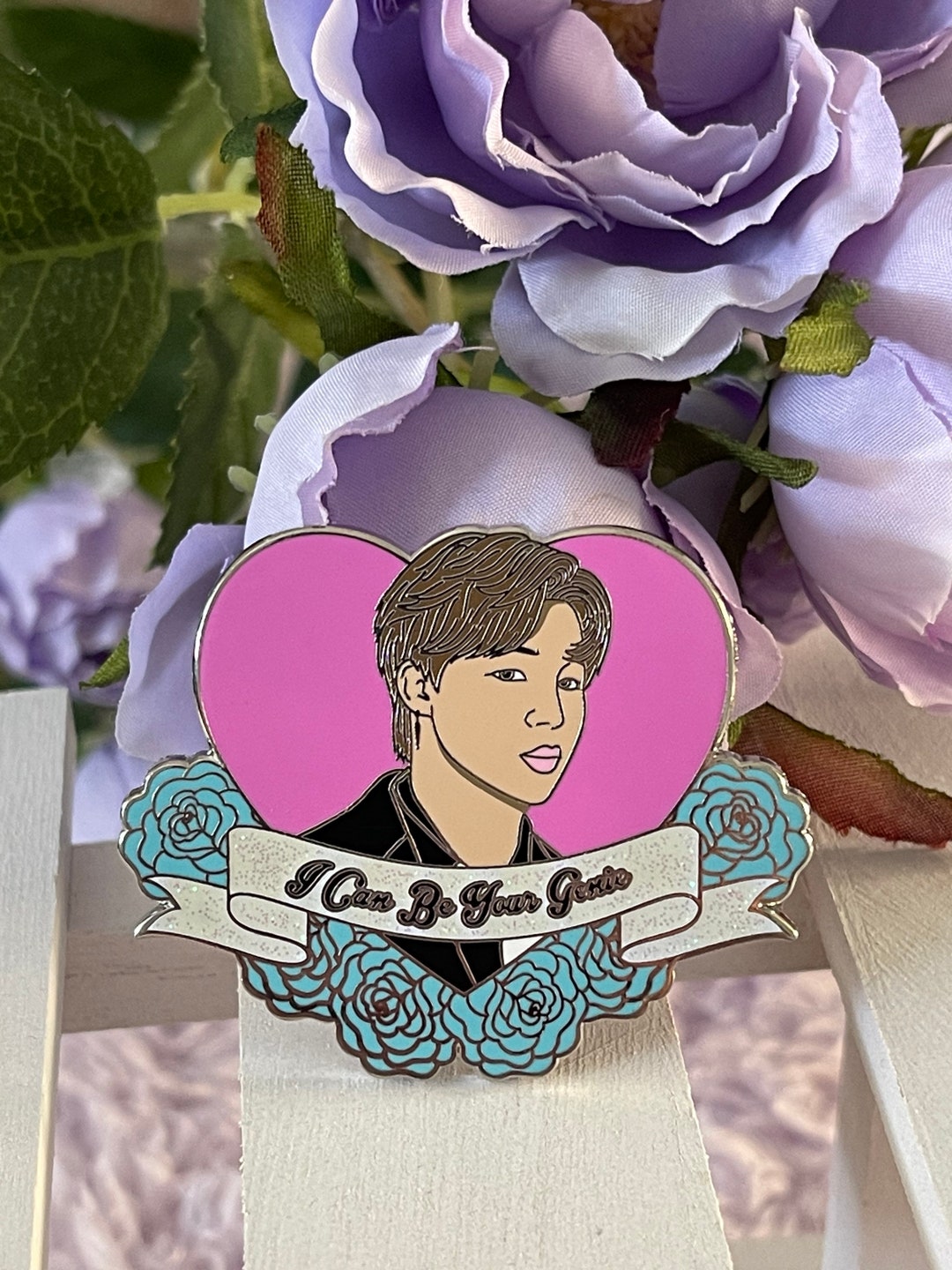 BTS Gift Jimin Filter Enamel Pin - Kpop Gift Present Pin Collector Gift ...