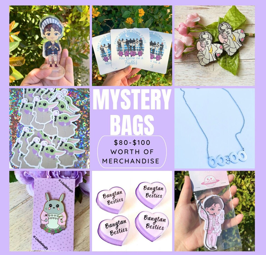 BTS Kpop Mystery Bags - Gifts for Her Kpop Present Valentines Day ...