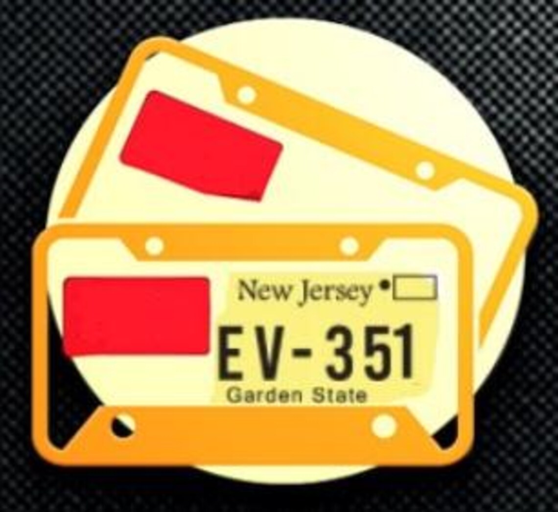NJ GDL Plate Decal, 2-pack - Required by Law for New Drivers. - Etsy