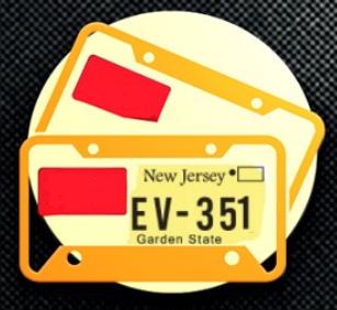 NJ GDL Plate Decal, 2-pack - Required by Law for New Drivers. - Etsy