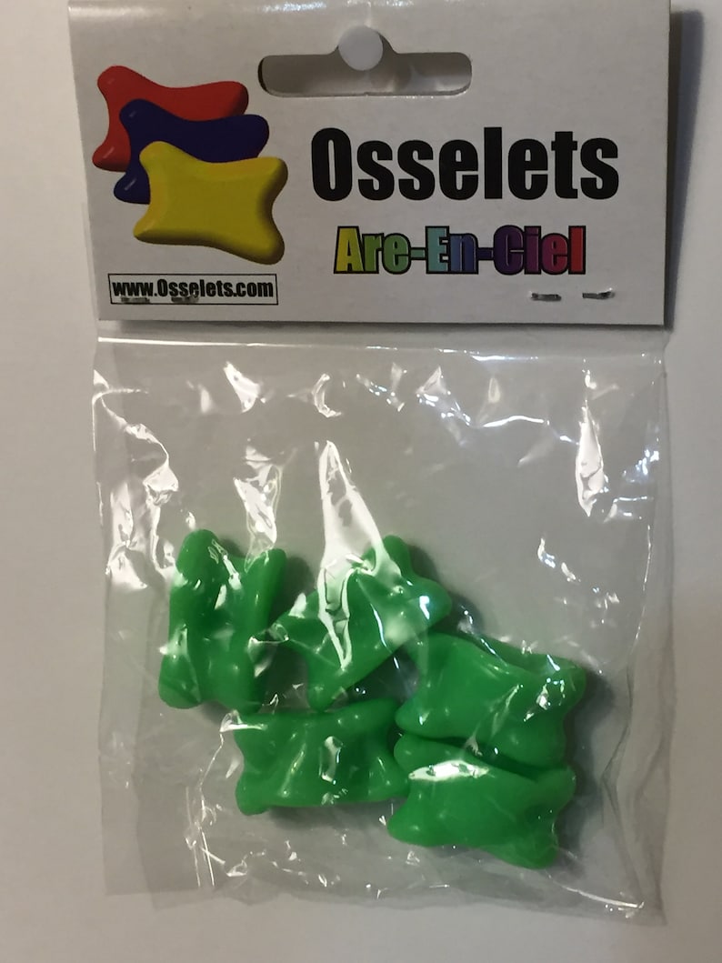 Jeu D' Osselets En Plastique - Plastic Jacks Game - Knucklebone ...