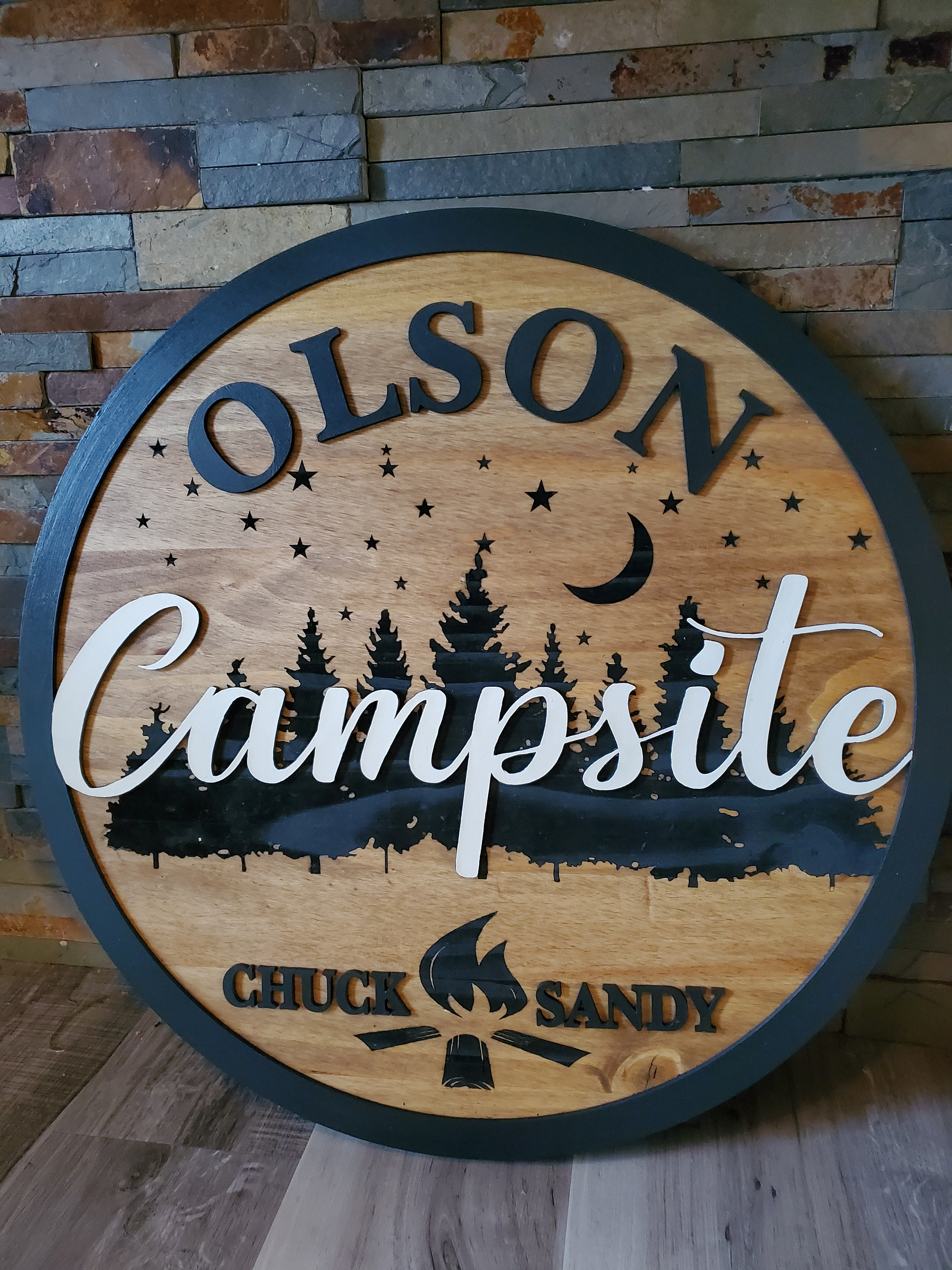 Engraved Camper Sign Custom Campfire Sign Welcome to Our - Etsy
