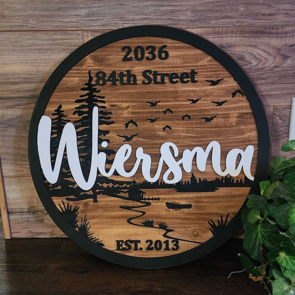 House Address Sign - Etsy