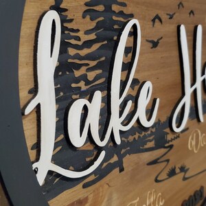 Sign for Lake House, Lake House Decor, Grandparents Lake House Gift ...