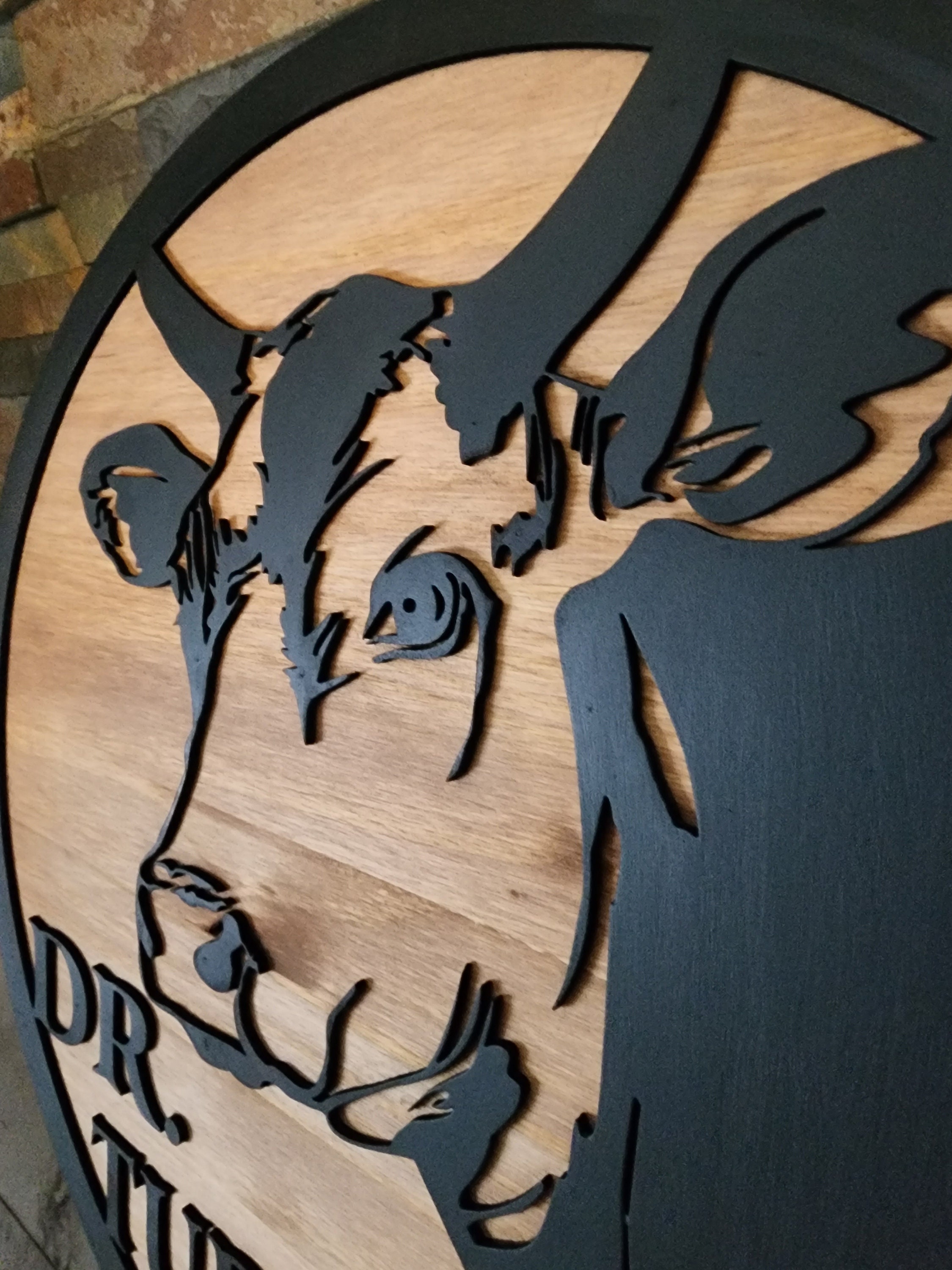 Personalized Livestock Veterinarian Wood Sign: DVM Office Decor - Etsy