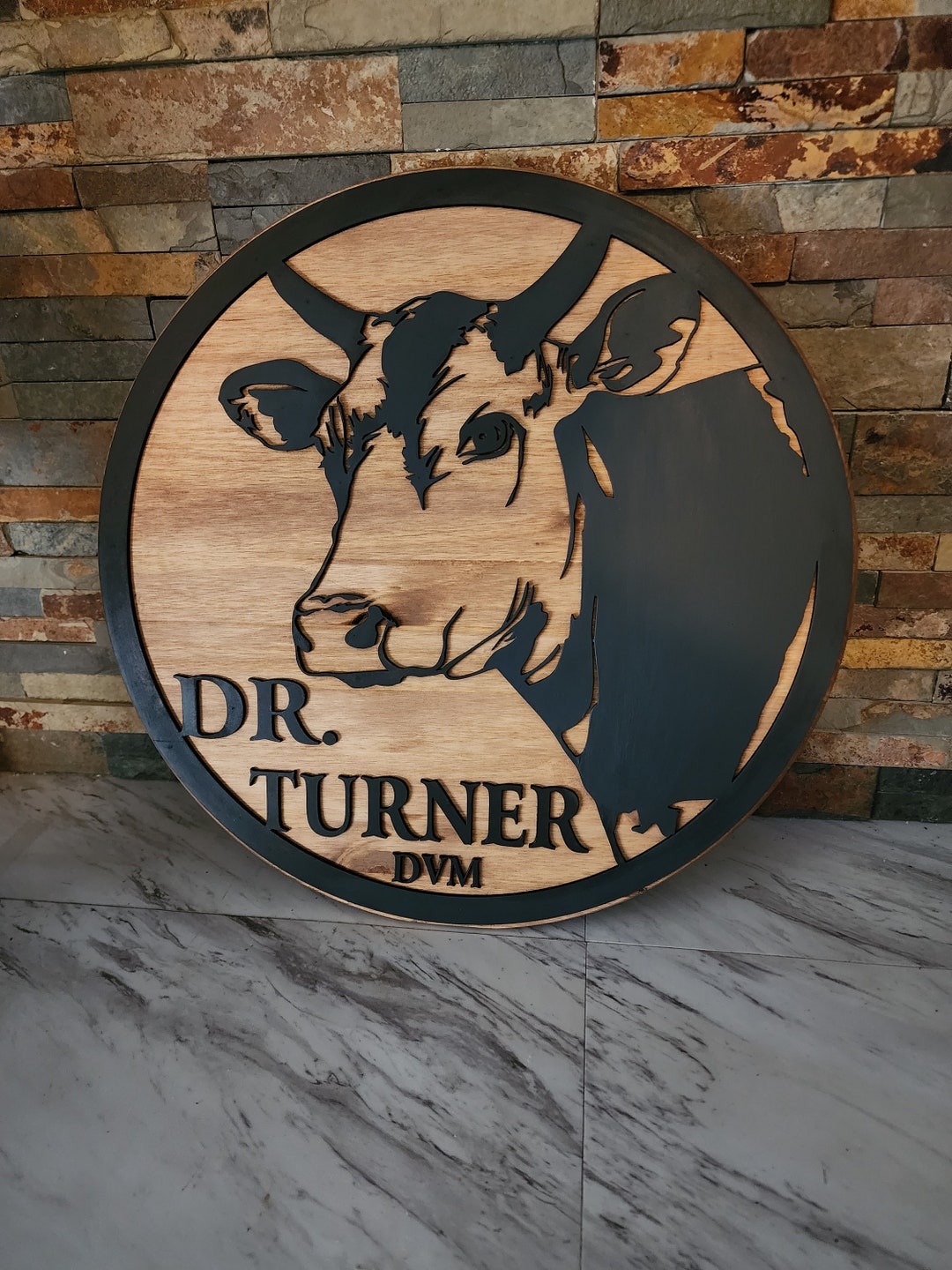 Livestock Veterinarian Gift, DVM Office Sign, Large Animal Veterinarian ...