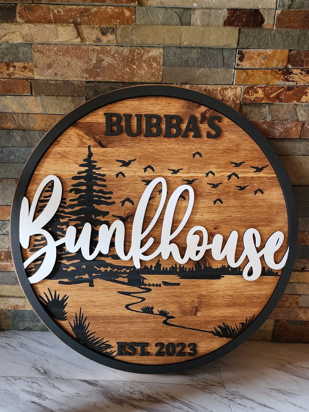 Personalized Bunkhouse Sign: Custom Guest Room Decor - Etsy