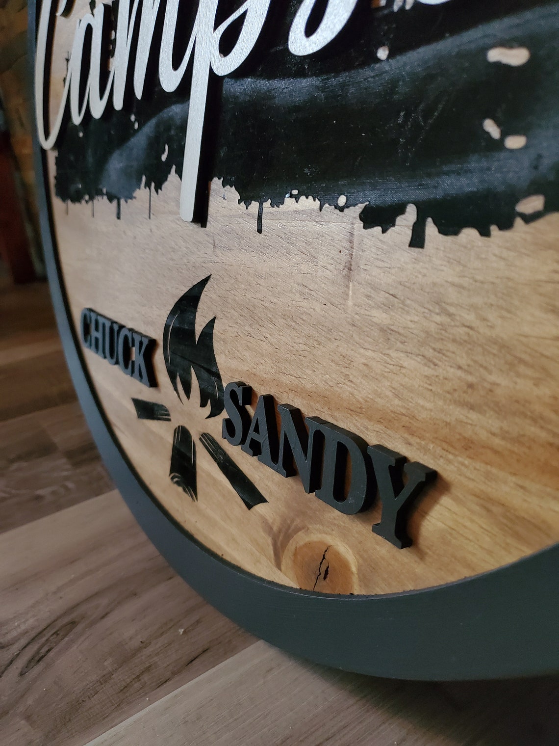 Engraved Camper Sign Custom Campfire Sign Welcome to Our - Etsy