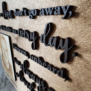 Memorial Tribute Sign, Keepsake Plaque, Loved One Memorial Sign ...