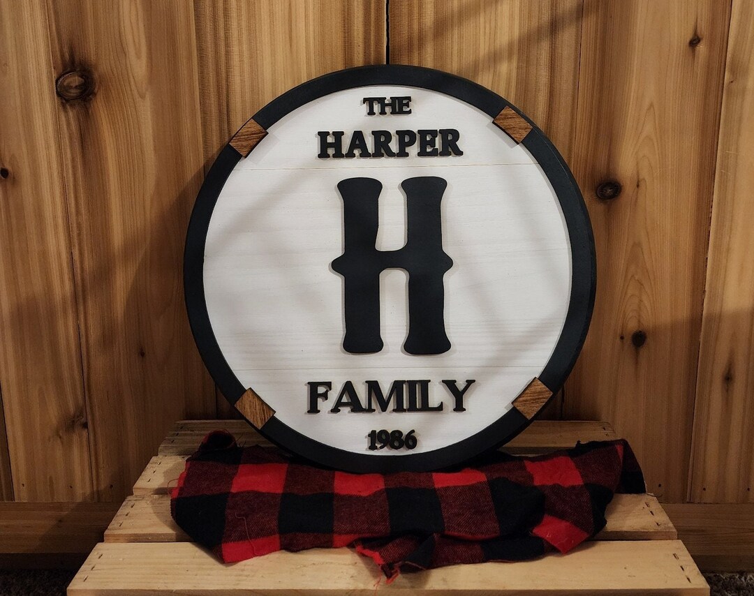 Rustic Ranch Decor, Rustic Country Wood Wall Decor, Black and White ...