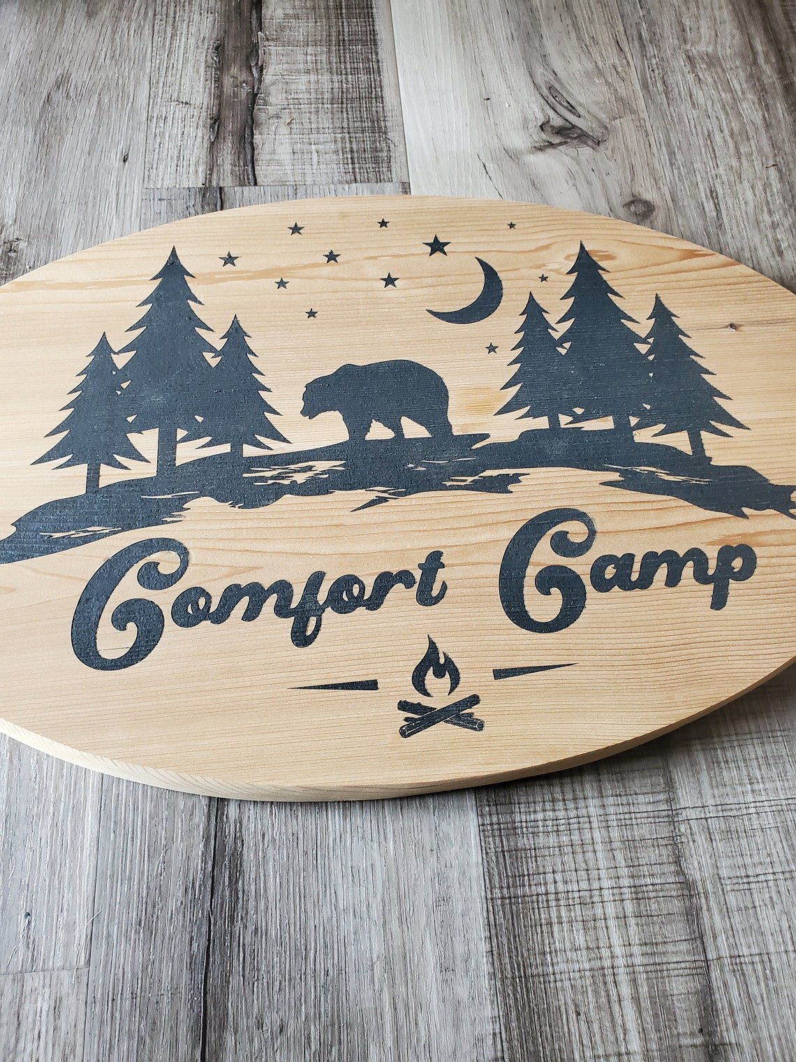 Outdoor Camp Sign, Cedar Wood Signs, Last Name Campsite Sign - Etsy