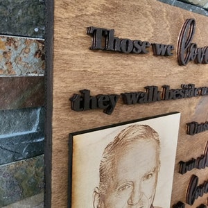 Memorial Tribute Sign, Keepsake Plaque, Loved One Memorial Sign ...