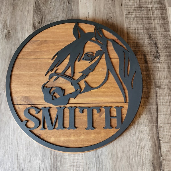 Horse Stable Sign - Etsy