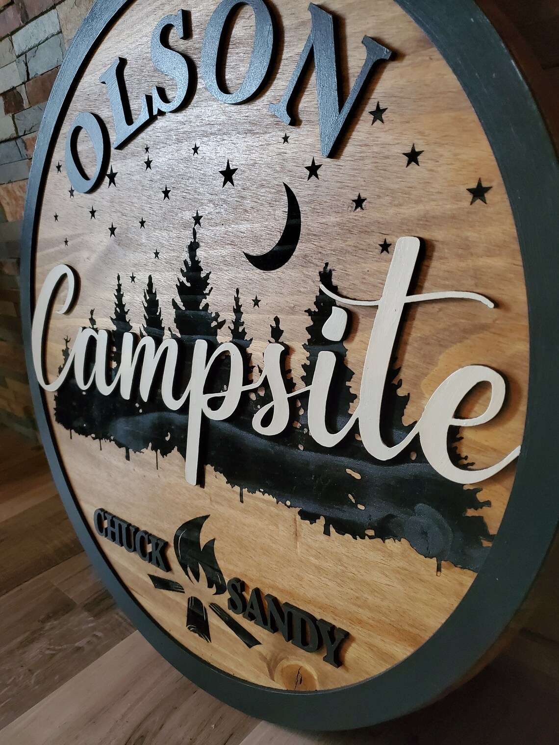 Engraved Camper Sign Custom Campfire Sign Welcome to Our - Etsy
