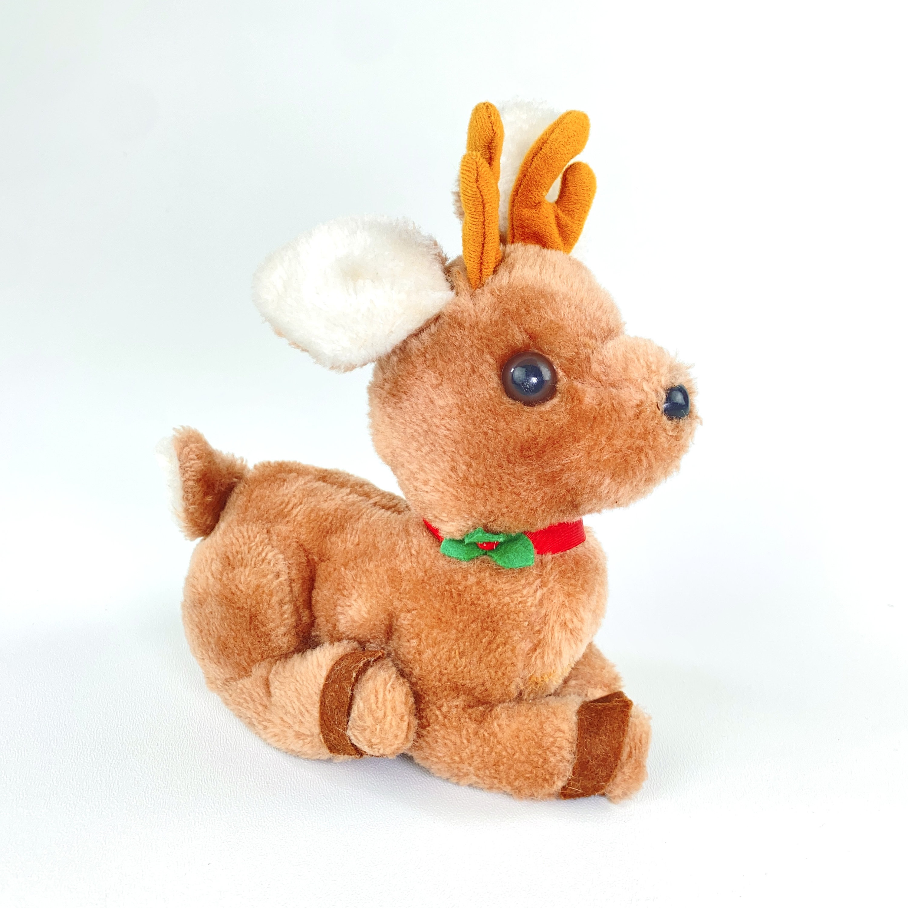 1981 Vintage 8 Fun Farm Reindeer Christmas Plush, 80s Holiday Rudolph ...