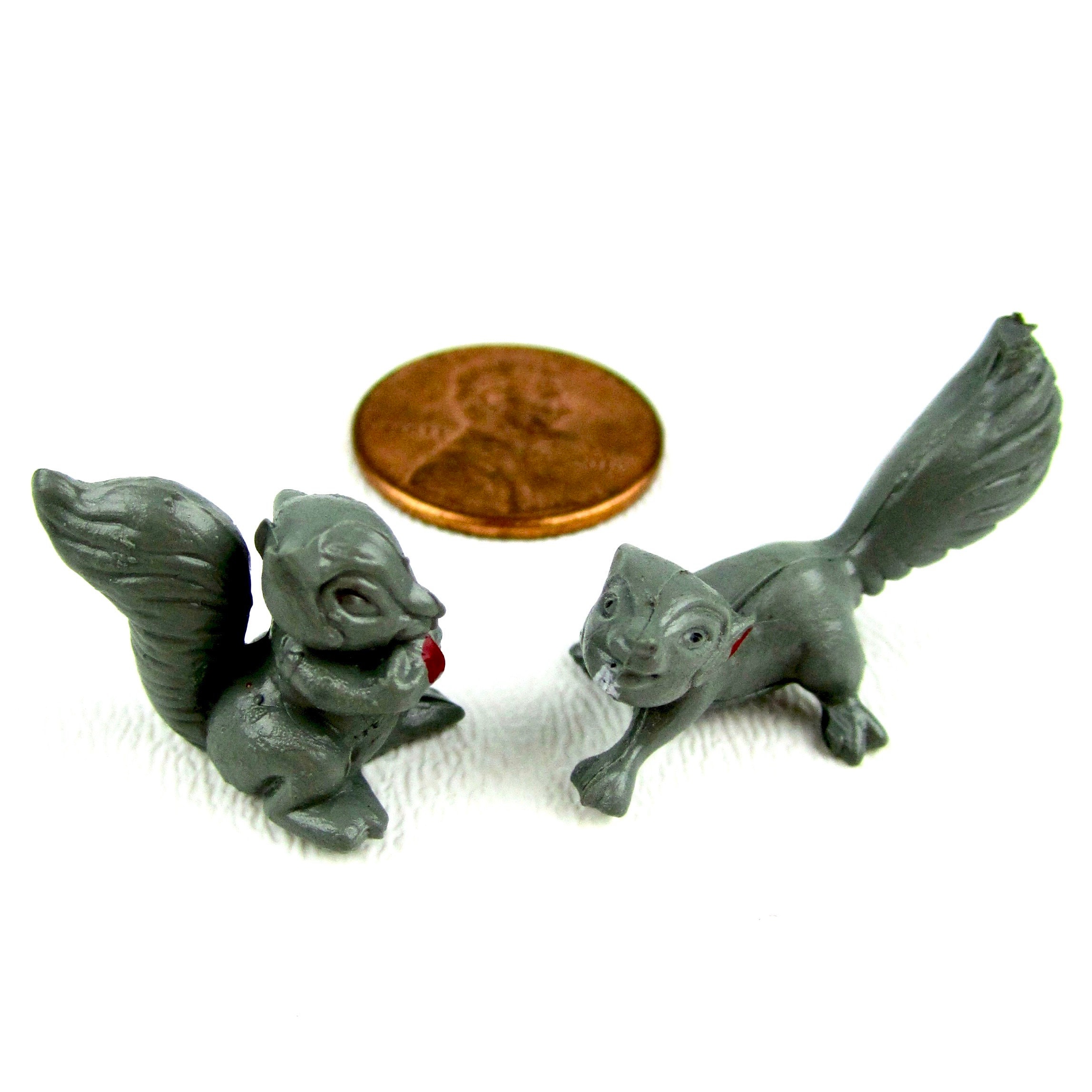 Miniature Plastic Squirrel Pair Vintage New Old Stock SSCO - Etsy