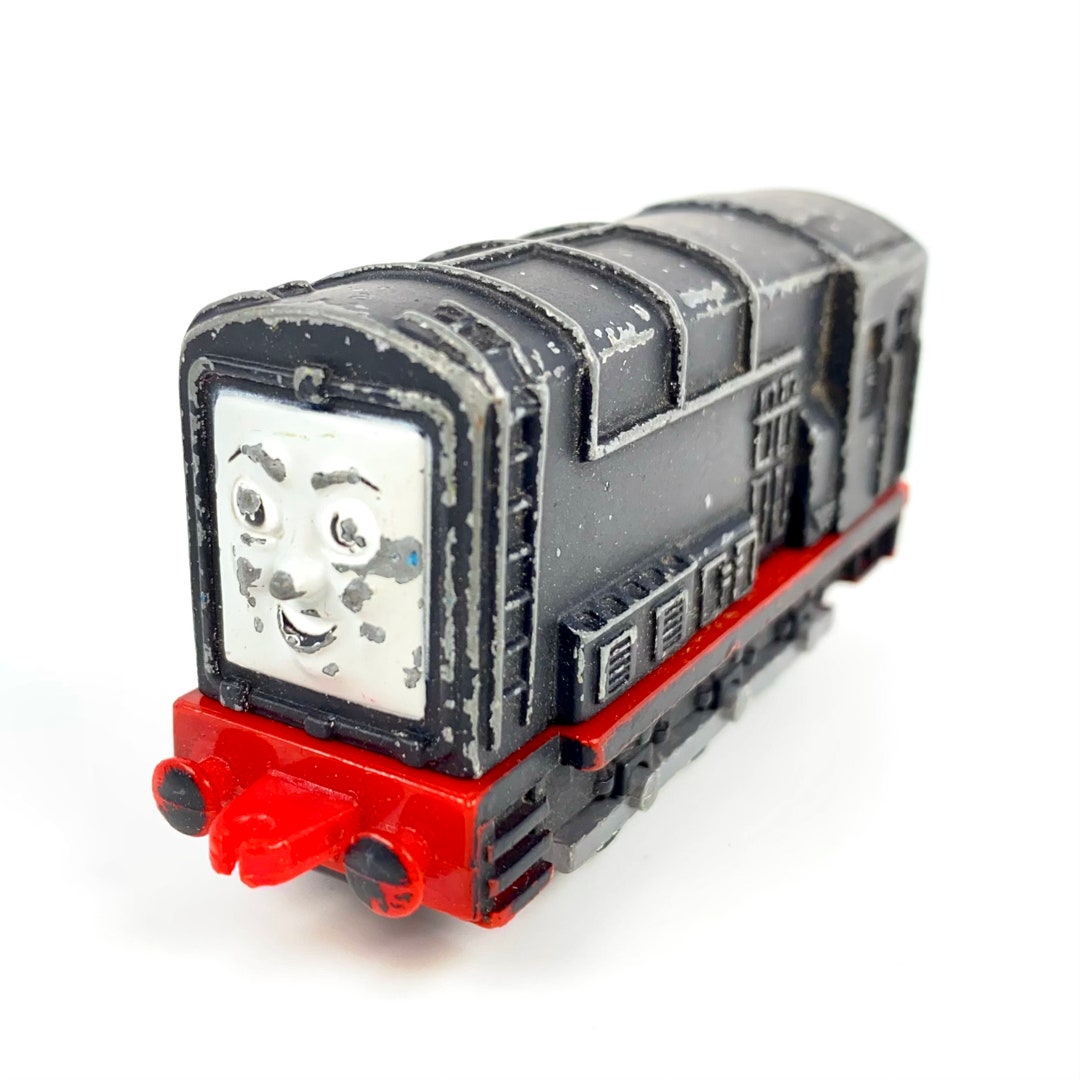 Vintage Thomas the Tank Engine & Friends Diesel ERTL 1990 Black 3.5 ...