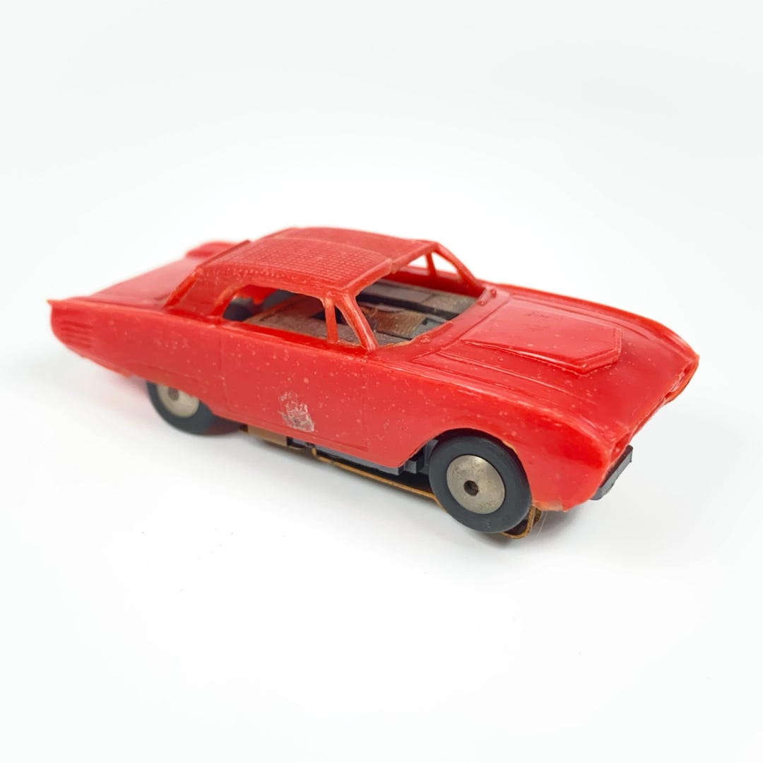 HTF Rare MARX HO Scale Vintage 1960s Red Ford Thunderbird T-bird Sears ...