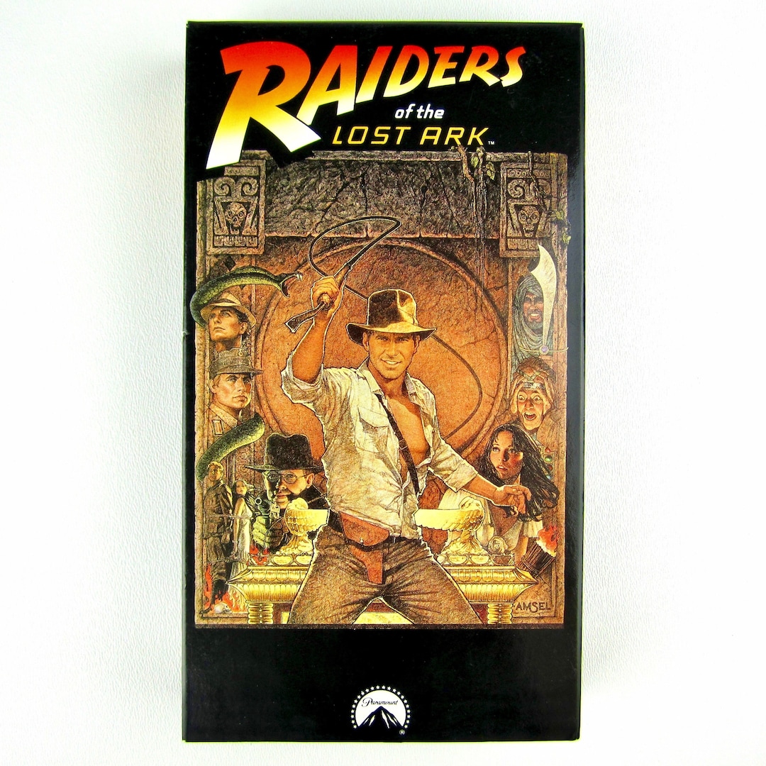Vintage Raiders of the Lost Ark 1981 (VHS Tape Paramount 1989 Release ...