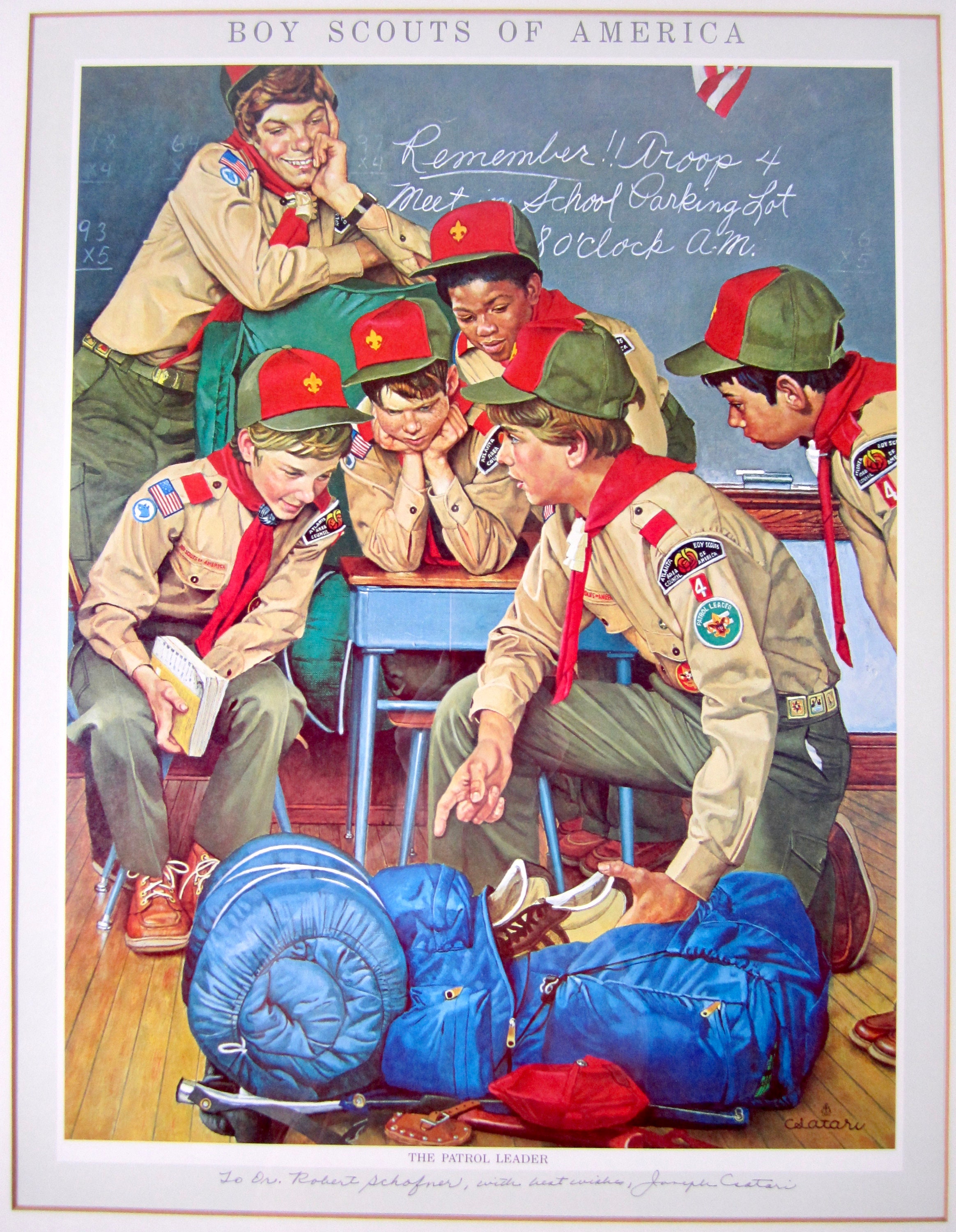 The Patrol Leader Troop 4 1980 Joseph Csatari B&B Print Boy - Etsy