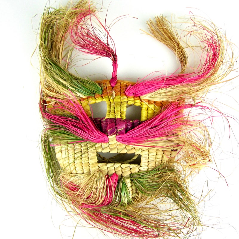Straw Mask - Etsy