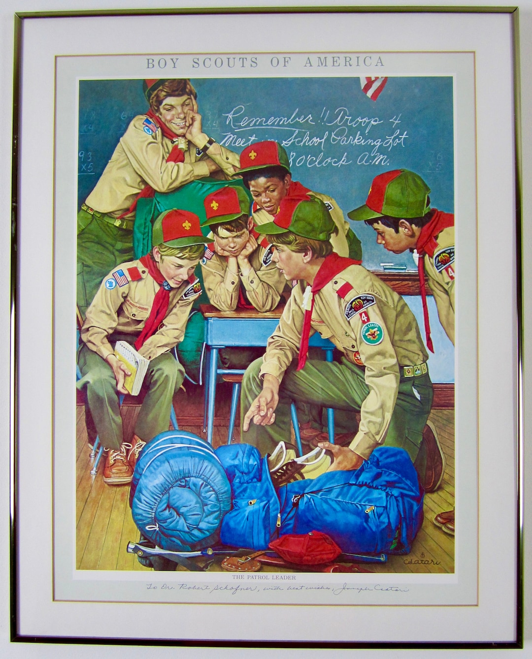 The Patrol Leader Troop 4 1980 Joseph Csatari B&B Print Boy - Etsy