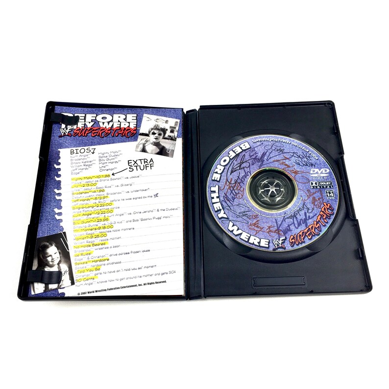 Before They Were WWF Superstars 2002 DVD WWE Professional - Etsy