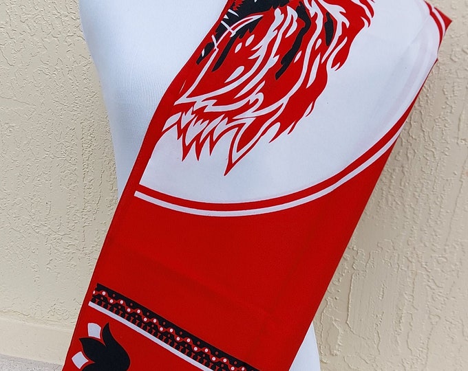 Red Lion. Idlozi Fabric. African Spirituality Fabric. Ibhayi - Etsy