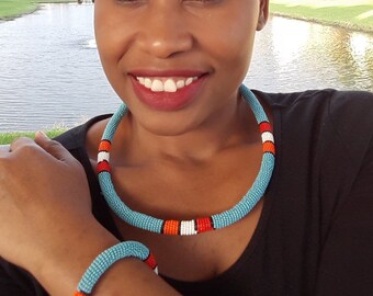Zulu necklace | Etsy