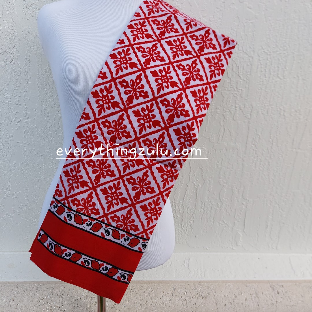 Red Njeti Fabric. African Spirituality Fabric. Ibhayi Lamadlozi. Ndaue ...