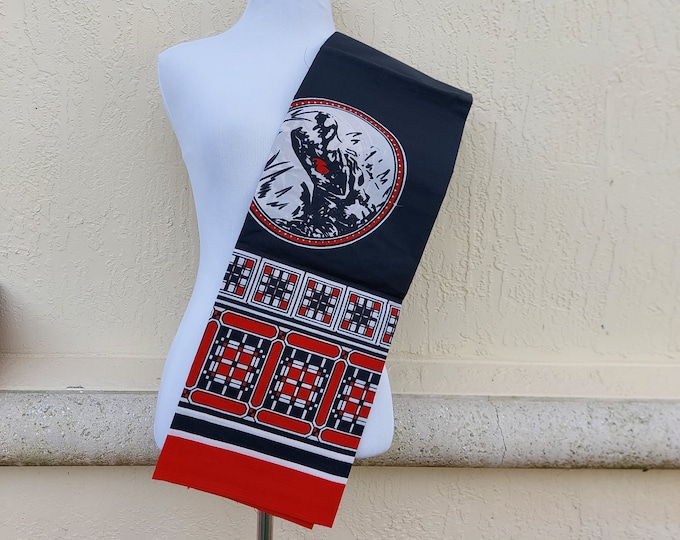 Red Sun Ibhayi African Fabric. Traditional Zulu/swati Attire. African ...