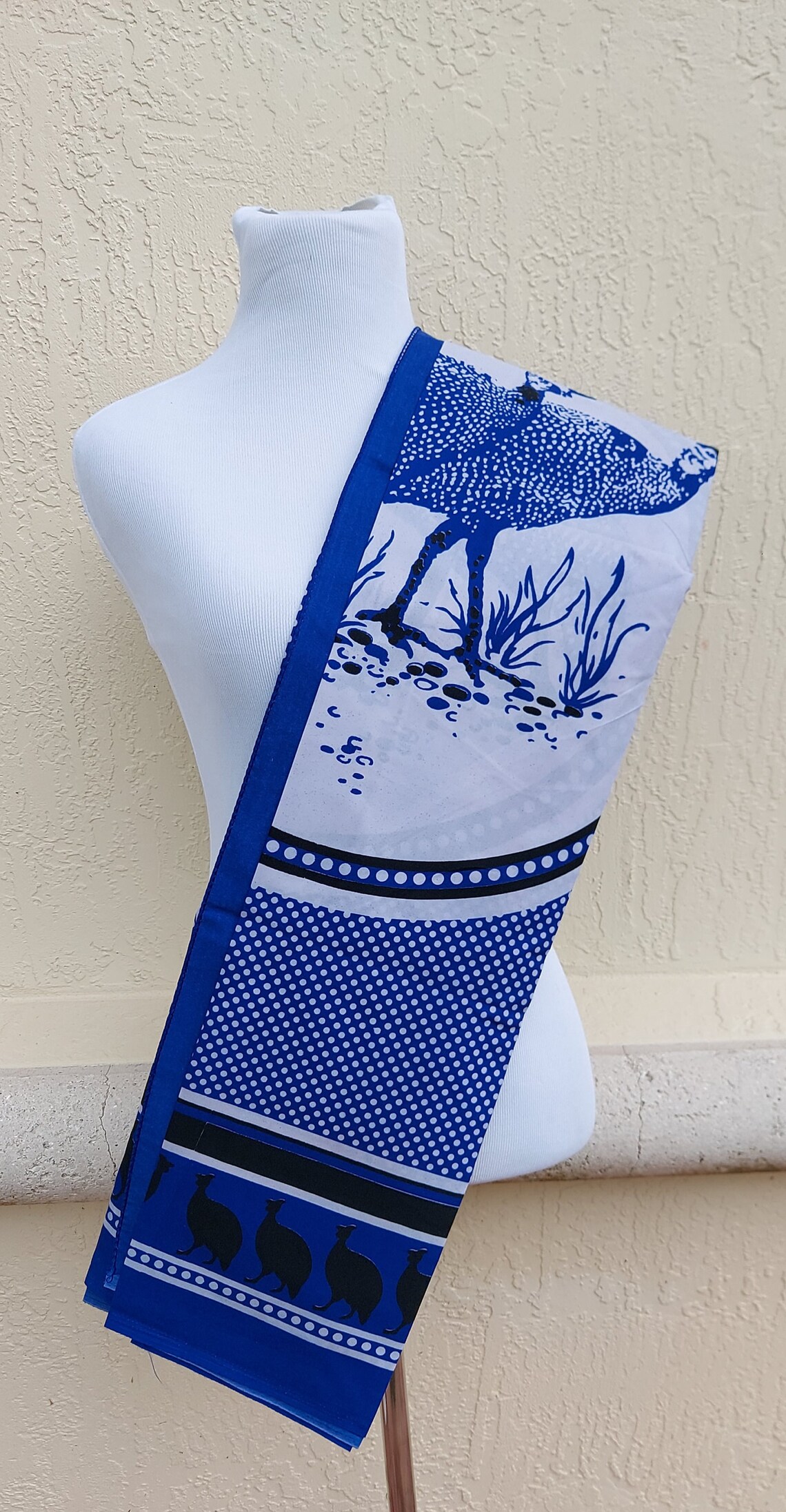 Guinea Fowl Idlozi Fabric. African Spirituality Fabric. Ibhayi - Etsy