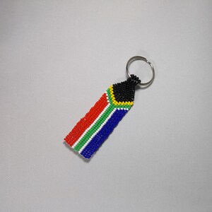 Beaded Flag Key Ring. Beaded Flag Key Holder. Beadwork Flag Key Ring - Etsy