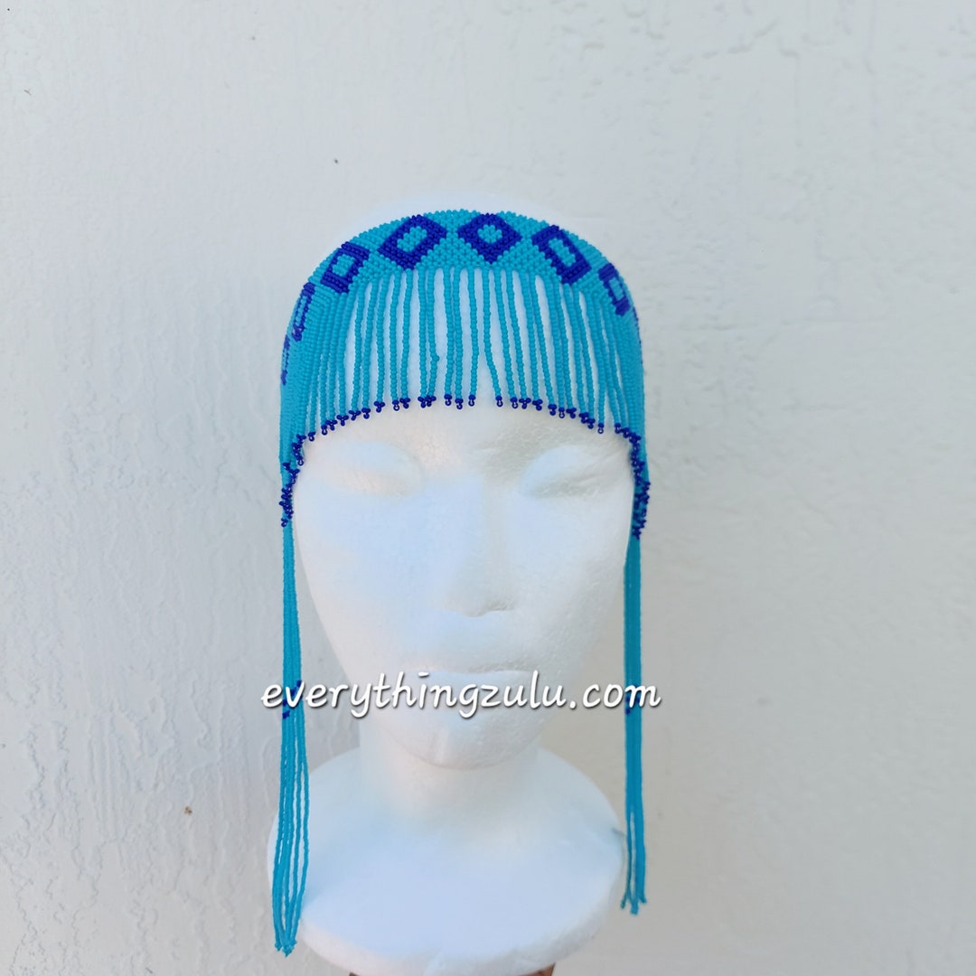Beaded Fringe Head Band. Tribal Zulu Women Jewelry. - Etsy