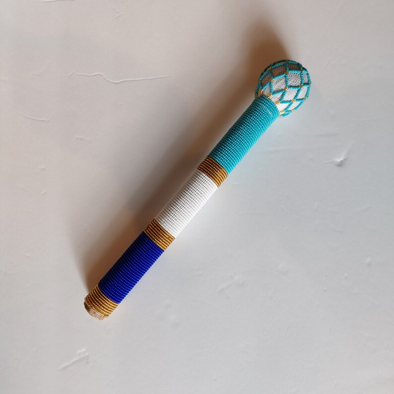 Beaded Zulu Knobkerrie | Etsy